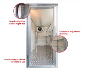 Cool Room Features - Auswest Coolrooms Hire Perth